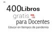 400 libros sobre educación y pedagogía en formato PDF