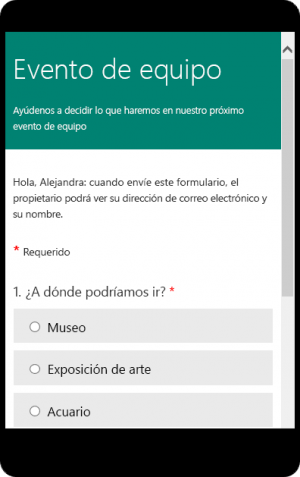 Cómo crear un formulario con Microsoft Forms con preguntas que se ...