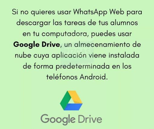 Cómo almacenar tareas o archivos de WhatSapp a Google Drive - 2025