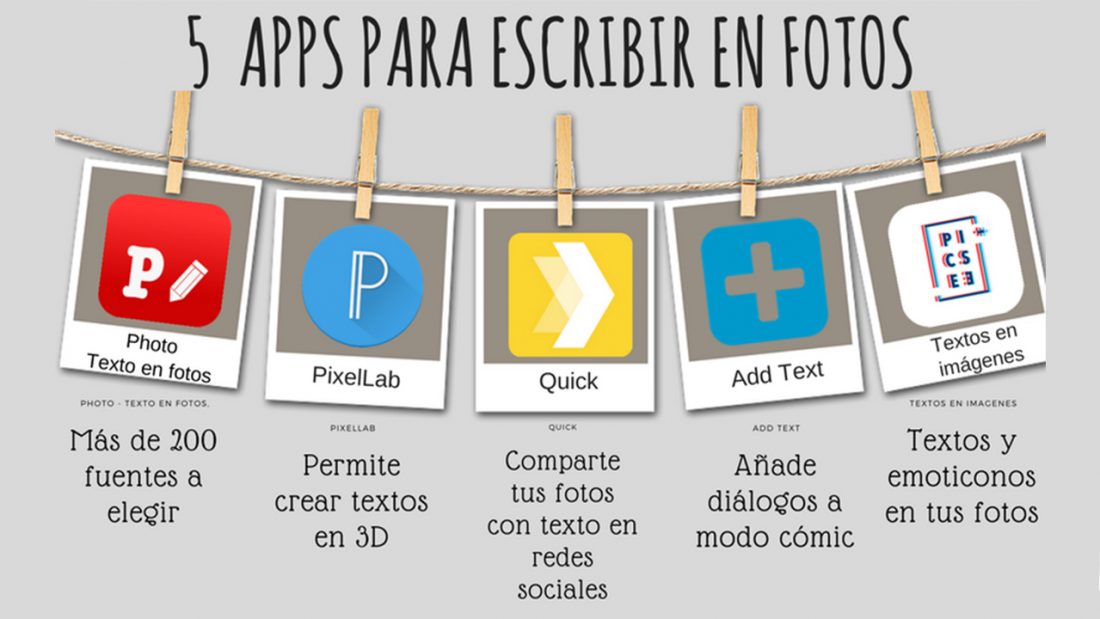 7 apps para escribir sobre sus imágenes, fotos o infografías - 2026