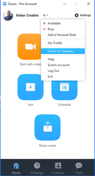 Maestro, qué versión de Zoom está usando, cómo puede saberlo y cómo ...