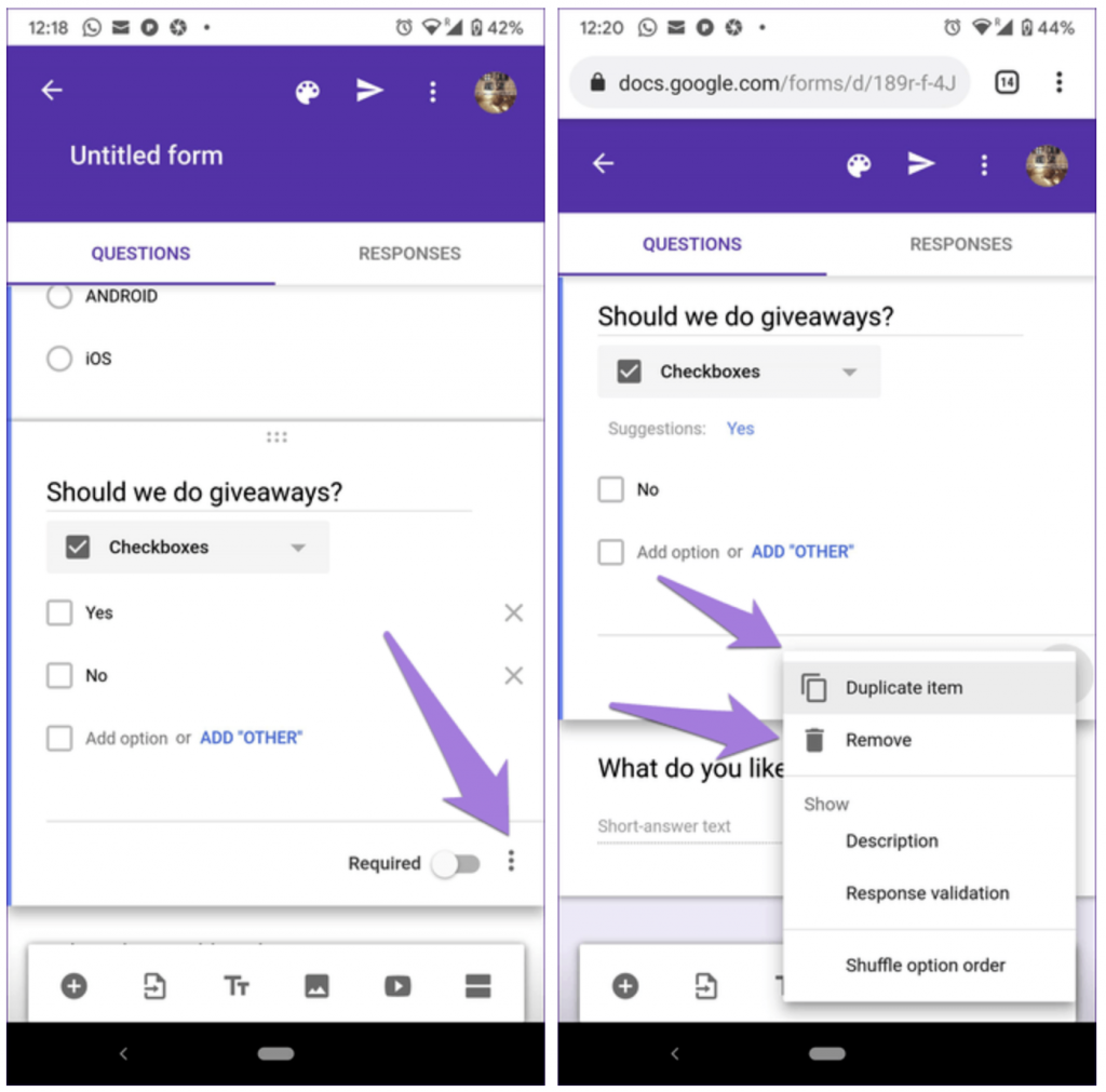 Cómo crear formularios de Google desde tu celular