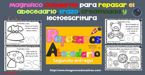 Magnifico cuaderno para repasar el abecedario, trazo, creatividad y ...