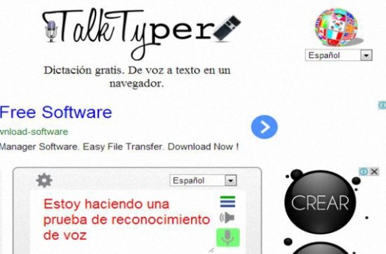 TalkTyper el recurso online gratuito para pasar de voz a texto - 2025