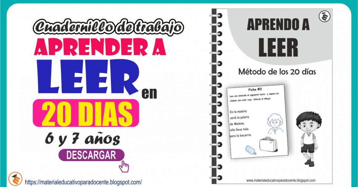 Cuadernillo para aprender a leer en 20 días | Material en PDF ...