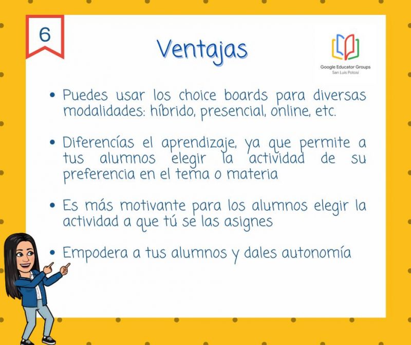 Cómo hacer un "choice boards" o "tableros de opciones" en Google Slides ...