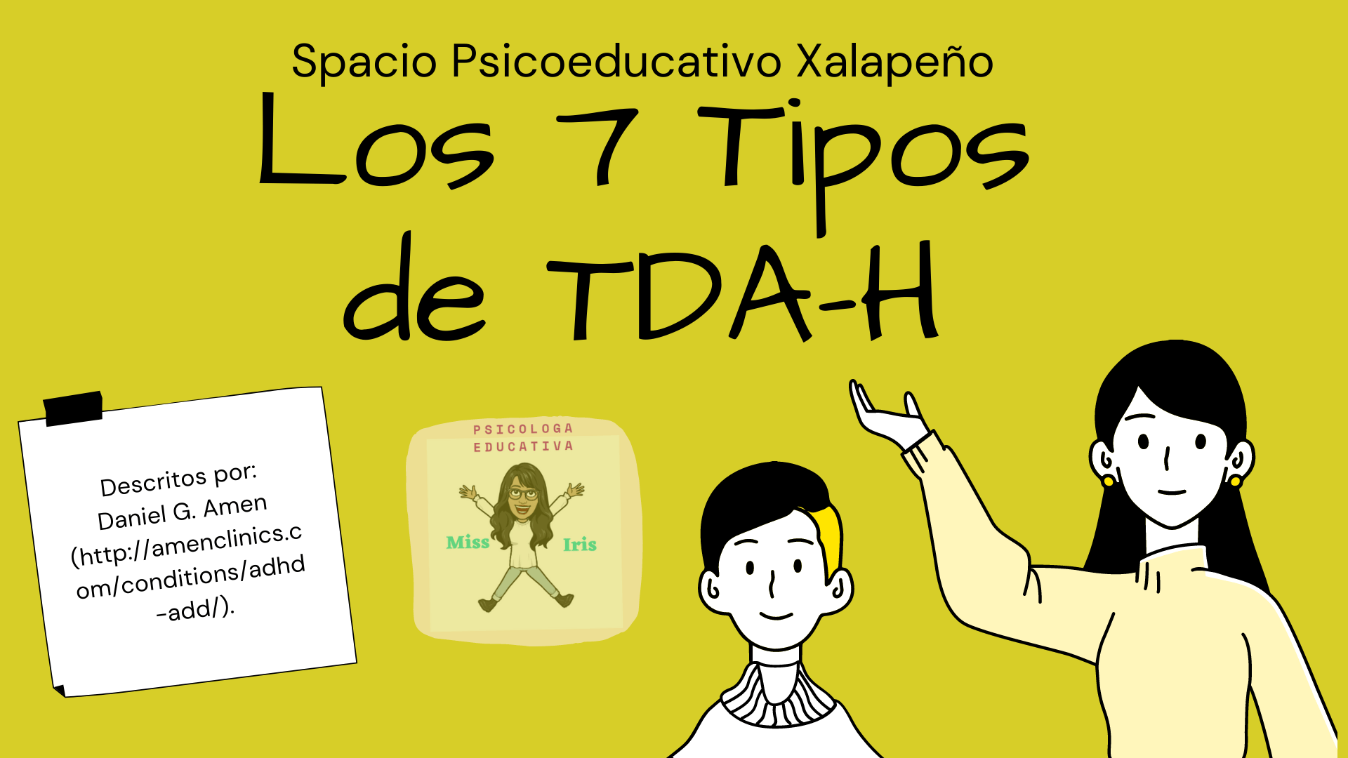 Estos son los 7 tipos de TDAH