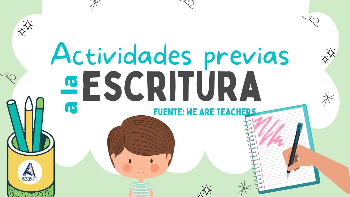 Manual de actividades previas para promover la escritura - 2025